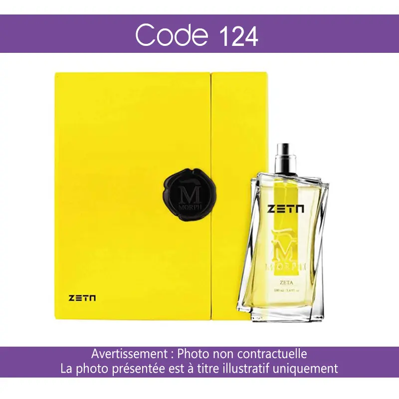 Parfum Chogan Luxury Unisexe Inspiré de Zeta par Morph - 124
